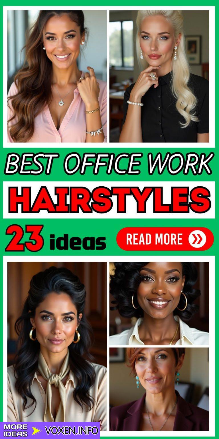 23 Classy Hairstyles Perfect for Office Work