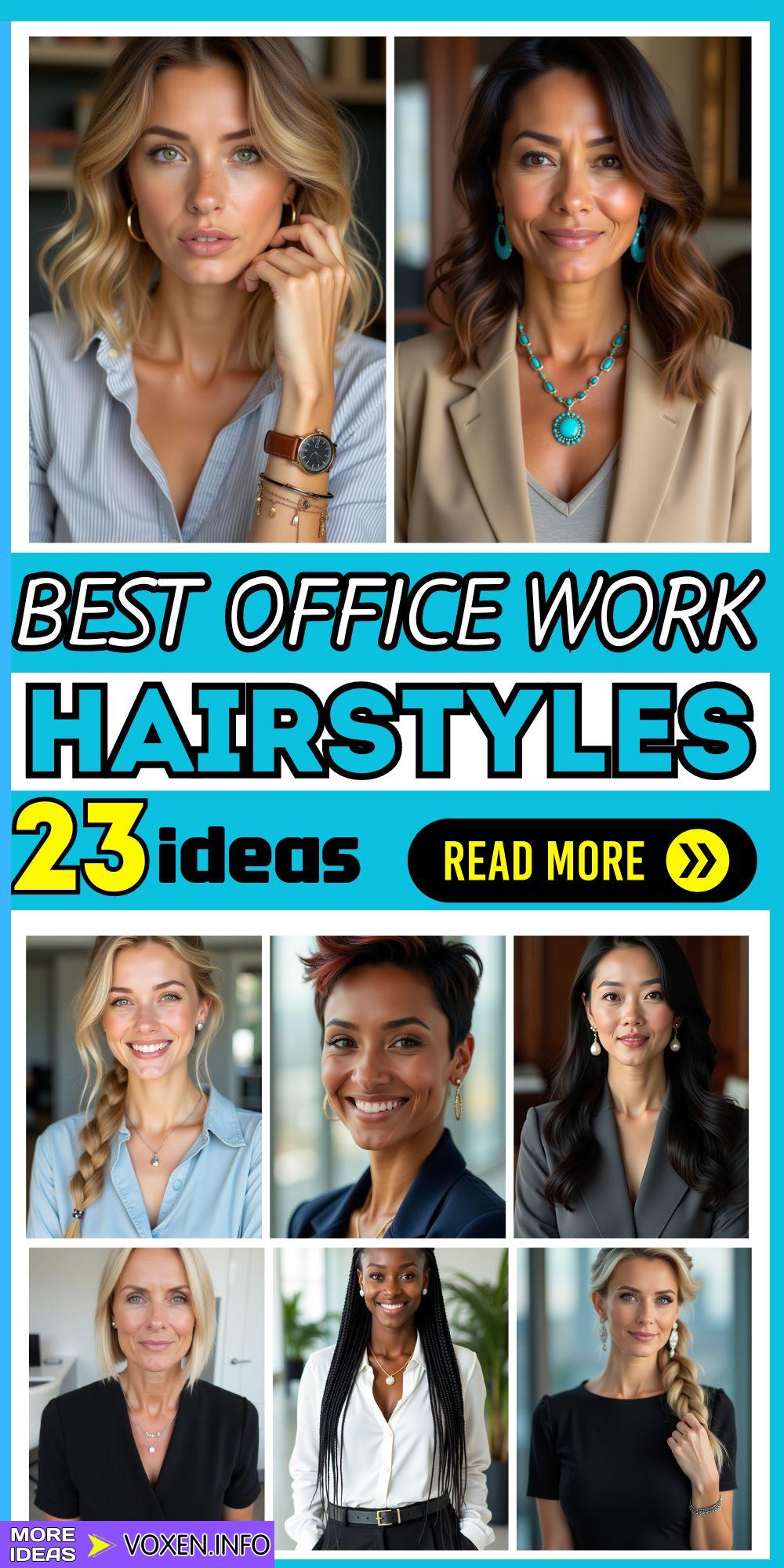 23 Classy Hairstyles Perfect for Office Work