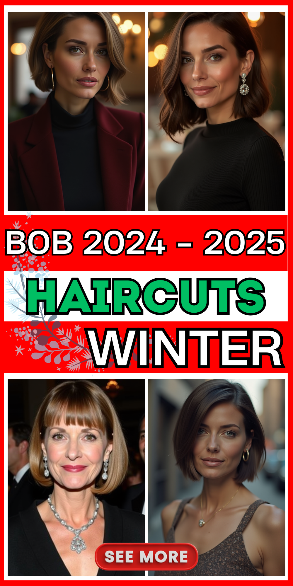 23 Winter Bob Haircuts 2024-2025: Trendy Styles and Perfect Pairings ...