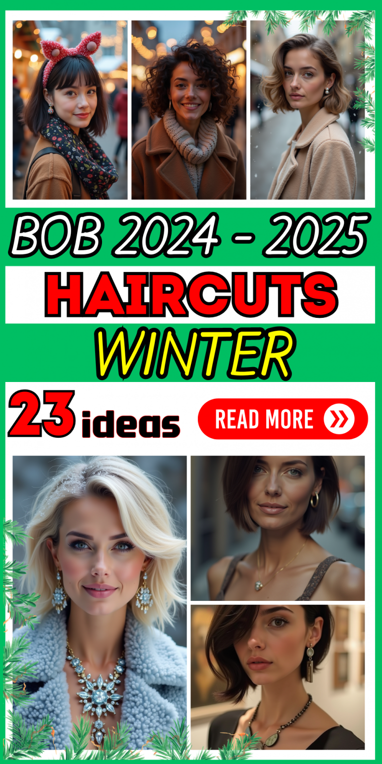 23 Winter Bob Haircuts 2024-2025: Trendy Styles and Perfect Pairings ...