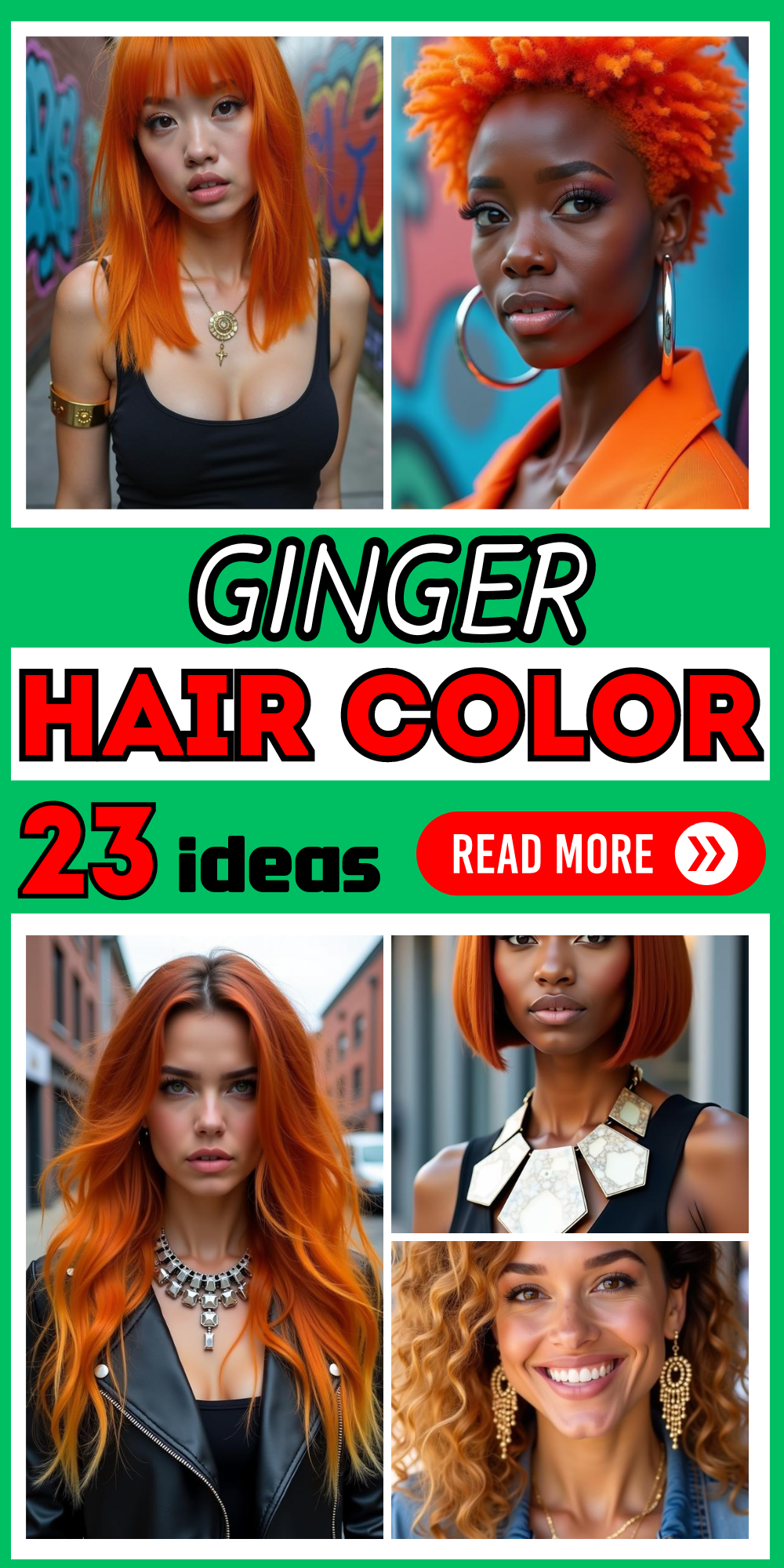 23 Stunning Ginger Hair Colors for Every Skin Tone: From Fiery Copper ...