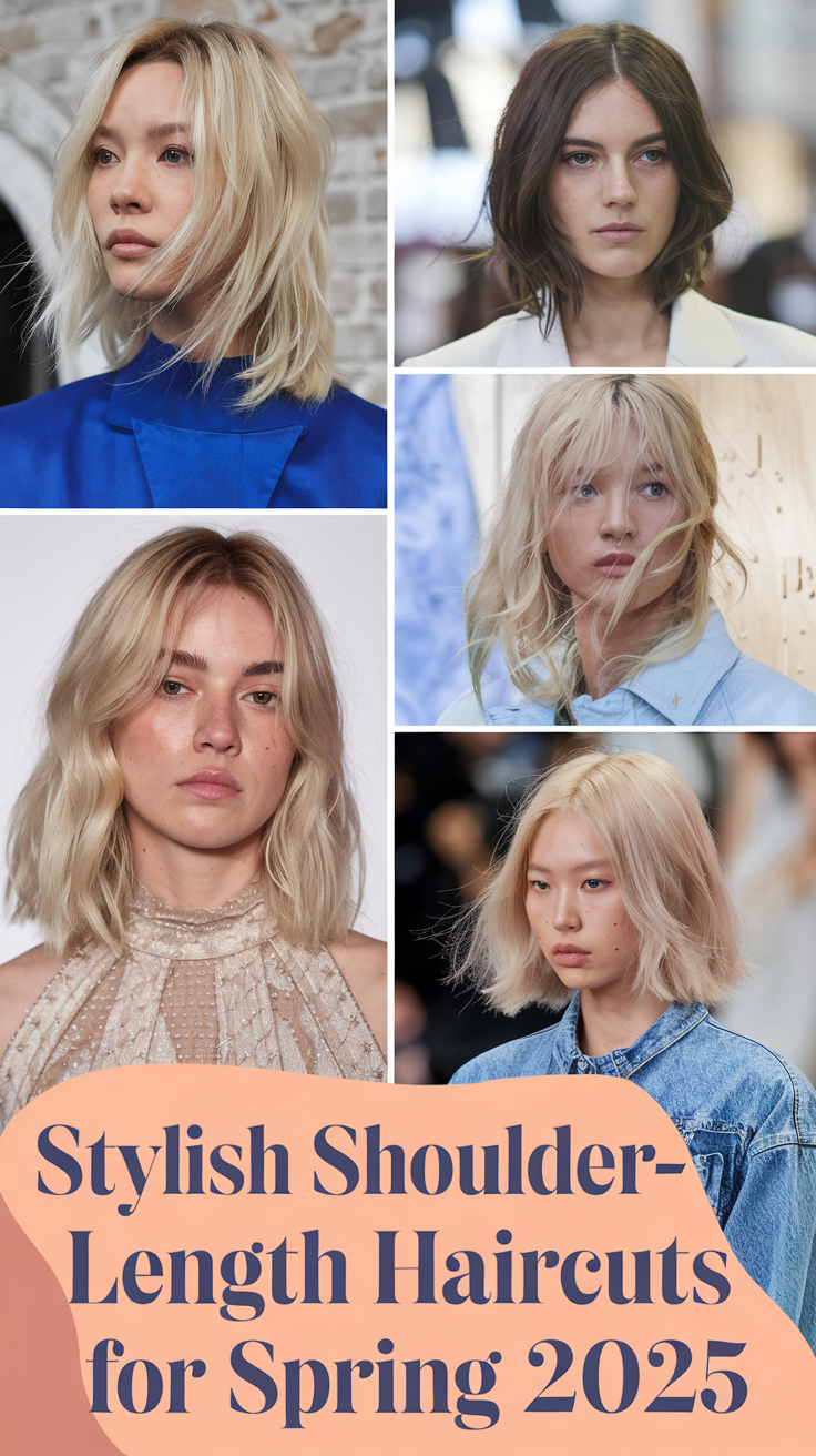 Trendy Spring Haircuts for Shoulder-Length Hair 2025: Fresh Styles for ...