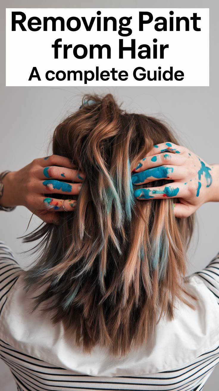 How to Safely Remove Paint from Hair: A Step-by-Step Guide