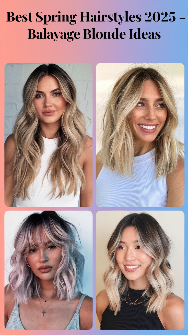 Spring Balayage Blonde Hair Color Ideas 2025 – Stunning Trends for All ...