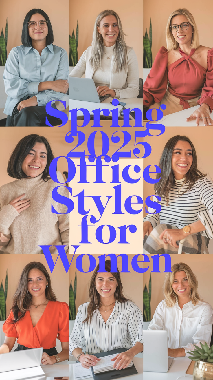 Spring Office Outfits for Women 2025: Simple Casual and Business Casual ...