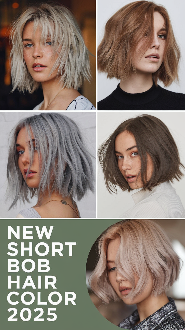 Best Short Bob Haircuts 2025: Explore the Latest Hairstyles, Hair ...