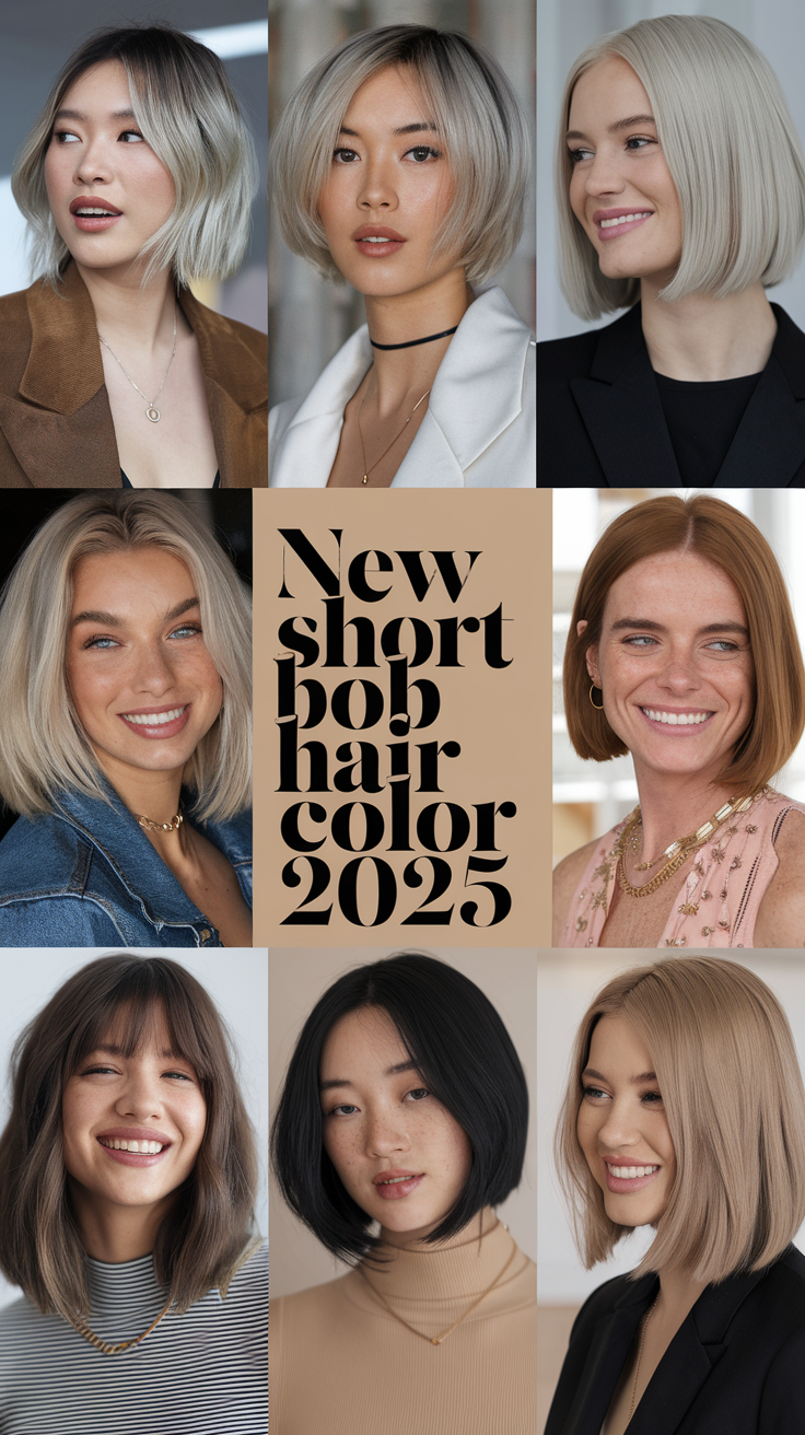 Best Short Bob Haircuts 2025: Explore the Latest Hairstyles, Hair ...