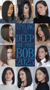 Discover the Elegance of Deep Side Part Bob 2025: Chic & Sophisticated ...