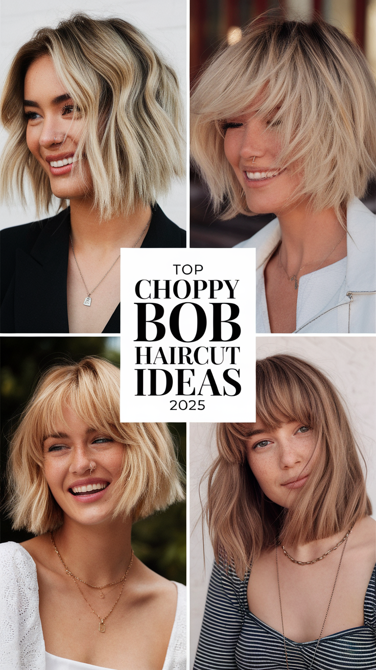 Choppy Bob Haircut 2025: The Hottest Trend for Effortless Style