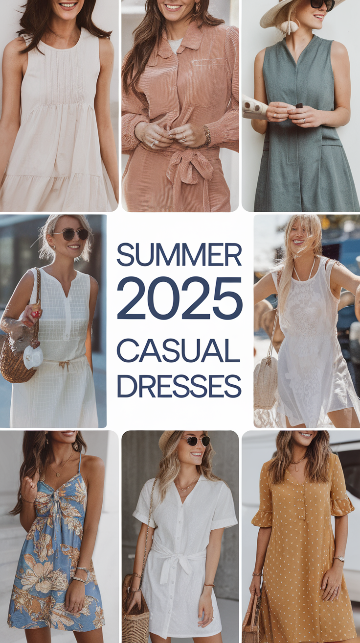 Casual Outfit Dresses for Everyday Use in Summer 2025: Best Styles to ...