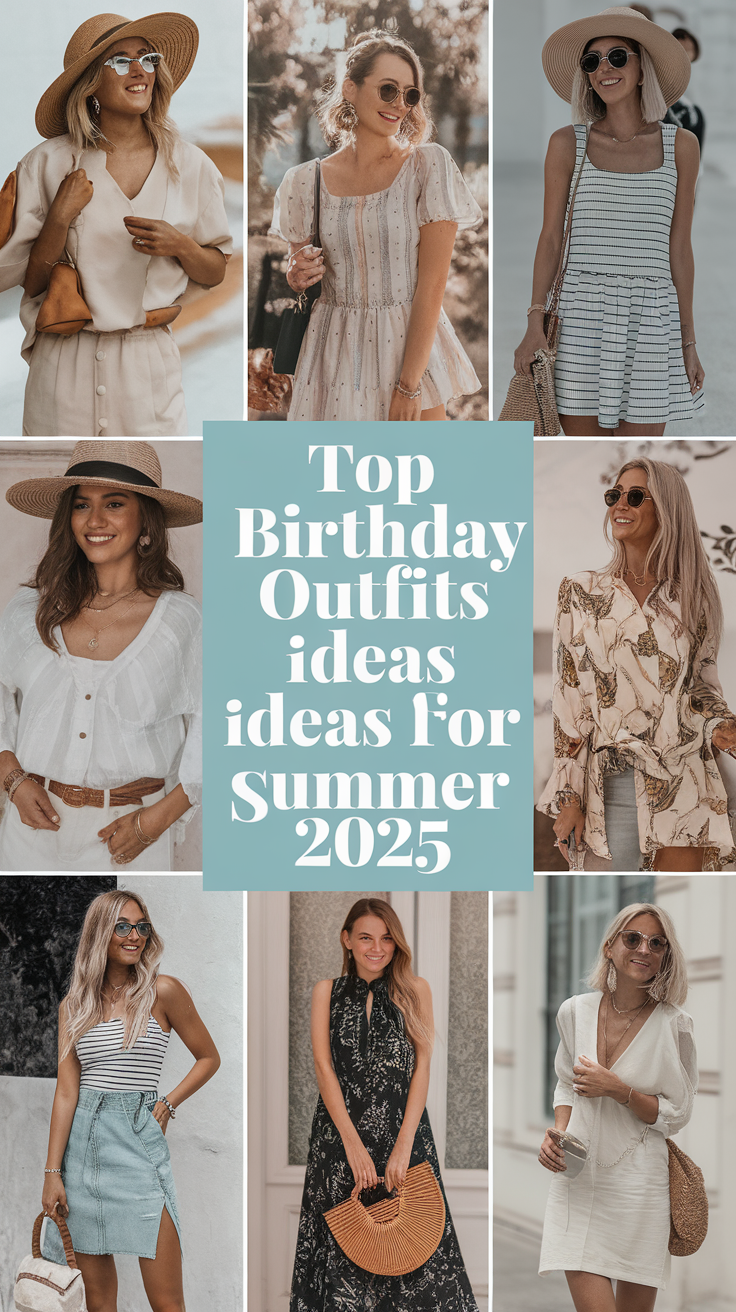 Discover Stunning Birthday Outfits Ideas for Summer 2025 – From Chic ...