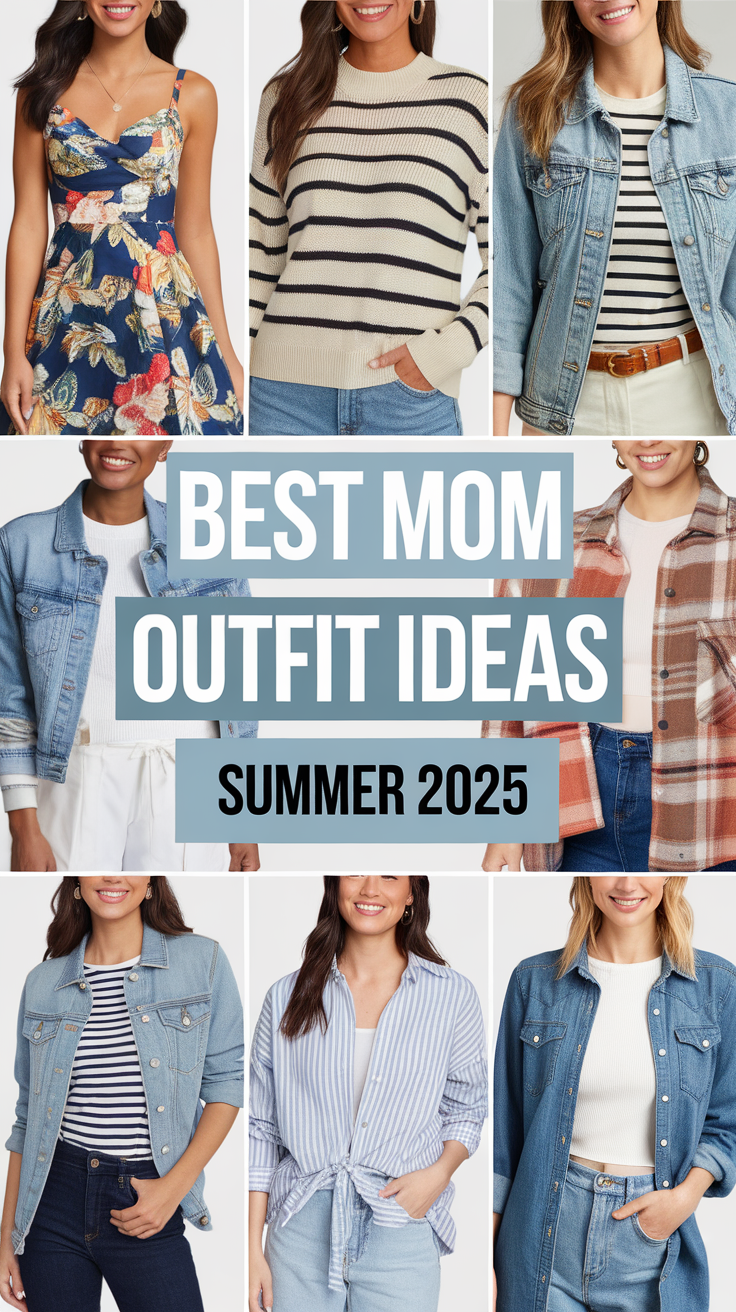 Effortless and Chic Mom Outfit Ideas Summer 2025 for Everyday Wear
