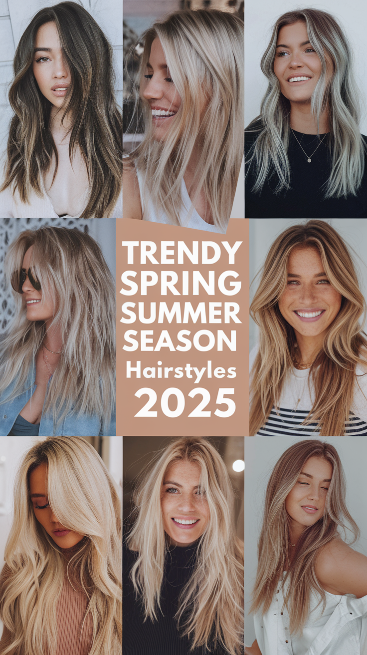 Spring Summer Season Hairstyles Ideas 2025: Top Trends to Try Now