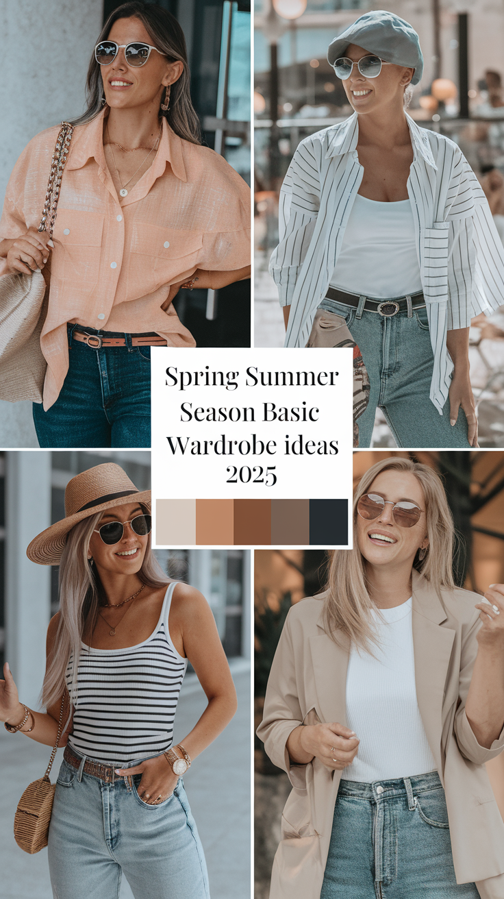 Spring Summer Season Basic Wardrobe Ideas 2025: Essential Dresses ...