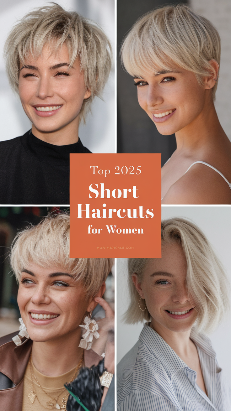 Short Haircut Trends for Women 2025: Chic Styles for Thin Hair, Thick ...
