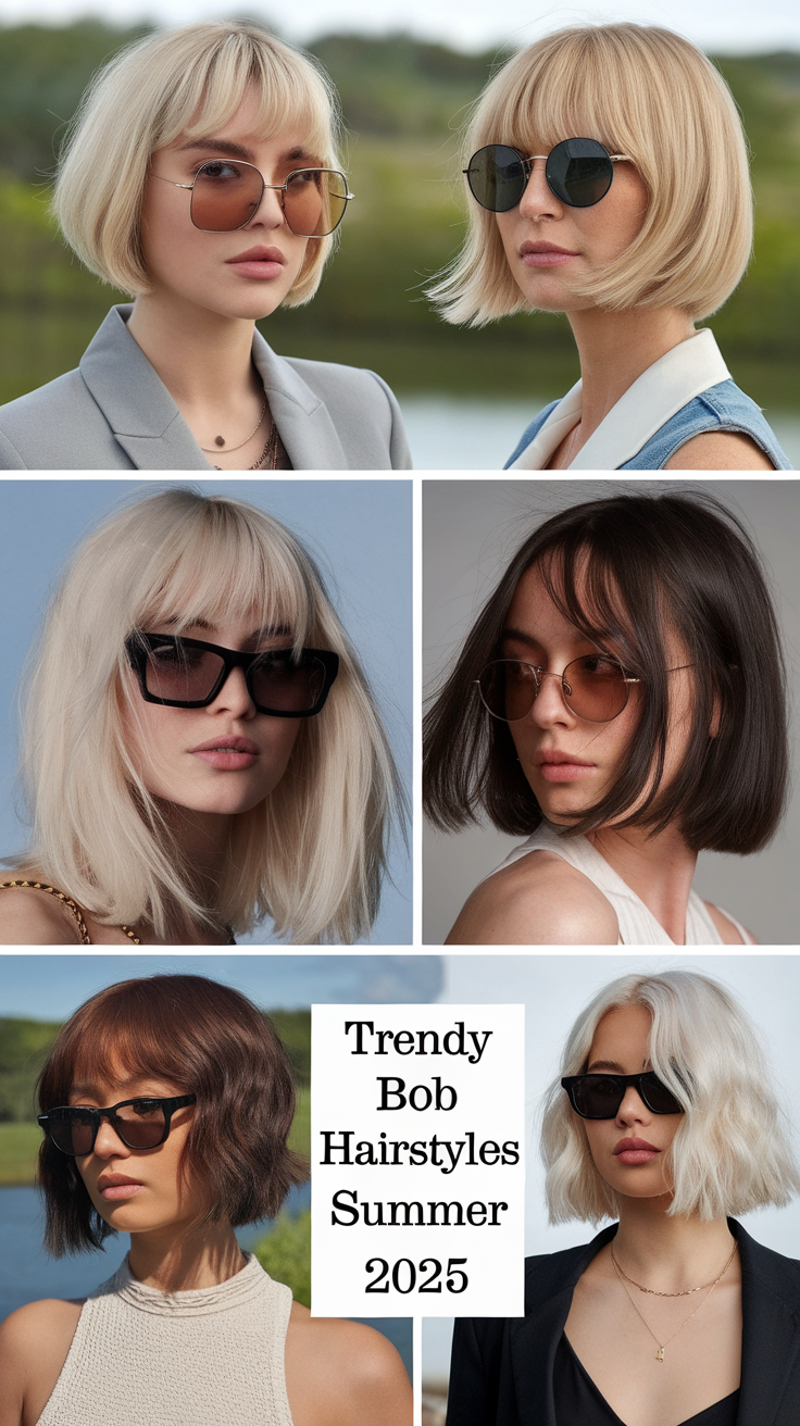 Bob Hairstyles for Summer 2025 - Trendy Short Cuts for Effortless Style ...