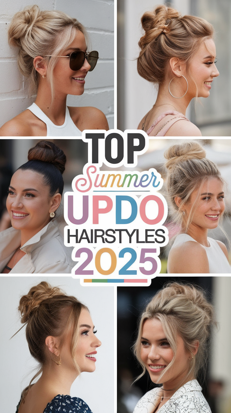 Elegant Summer Updo Hairstyles 2025 for Weddings, Parties, and Everyday ...